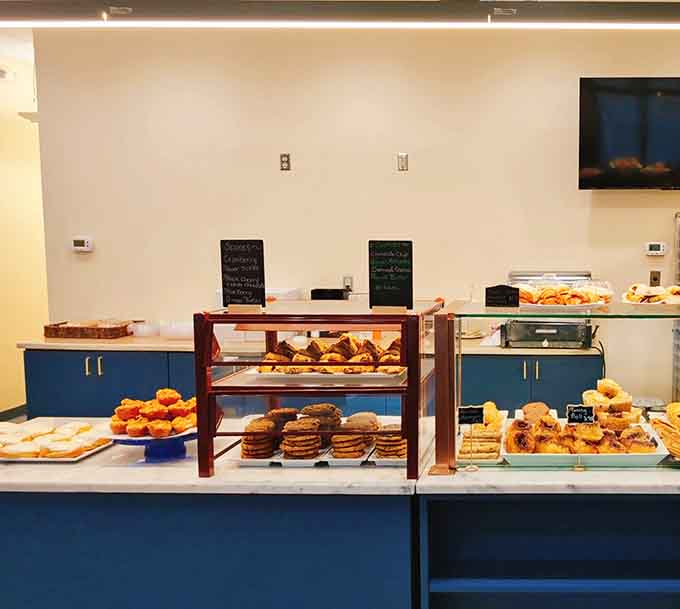 The counter where dreams come true and decisions become impossible because everything looks too good to pass up.