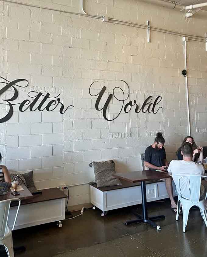 This is what community looks like: neighbors gathering over good coffee in a space that feels welcoming to everyone who walks through.