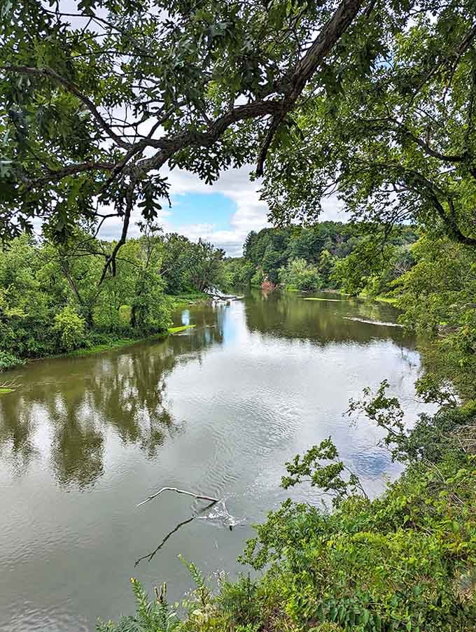 Tree-framed river views provide those picture-perfect moments that make your friends back home jealous of your weekend plans.