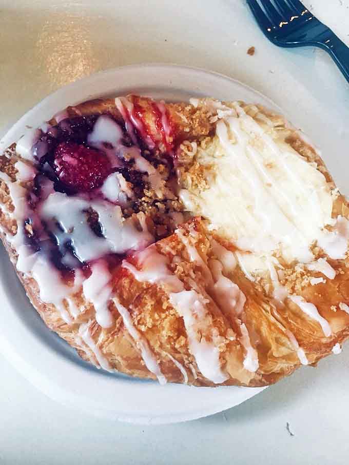 Sweet meets tangy in a pastry tug-of-war where everyone wins, especially your taste buds.