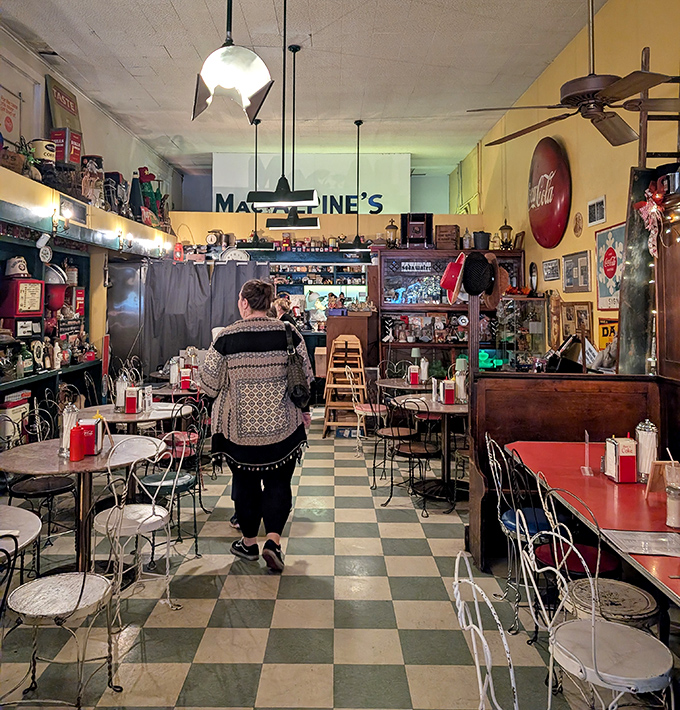 Where memories are made between bites, this dining room balances retro charm with the lived-in comfort of your favorite aunt's kitchen.