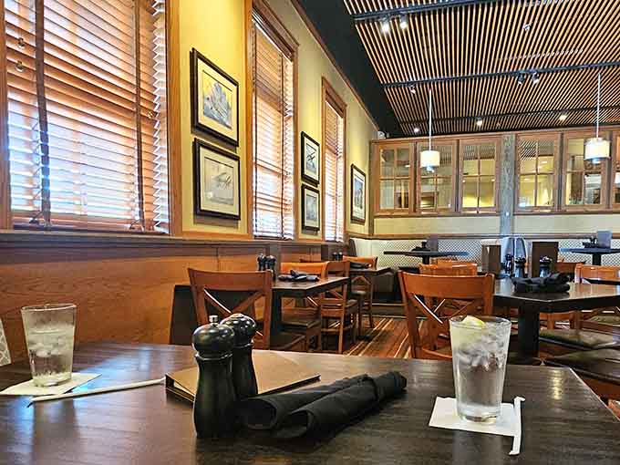 Multiple seating areas mean you can choose your own adventure, whether that's cozy corner booth or center-stage dining room table.