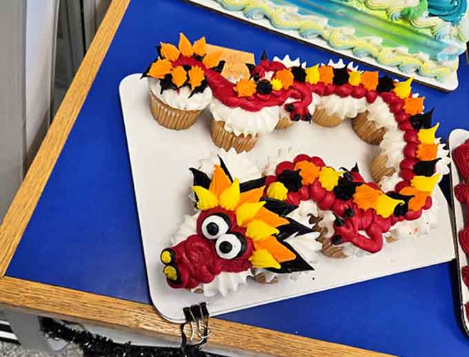 This cupcake dragon would make Game of Thrones fans weep with joy – a fire-breathing confection that's too magnificent to slay, but too delicious not to.