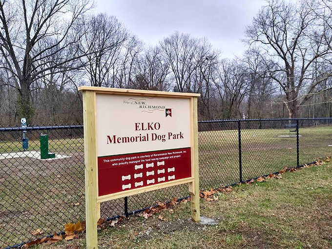 Elko Memorial Dog Park provides a fenced playground where four-legged visitors can experience the same freedom their humans feel in New Richmond.