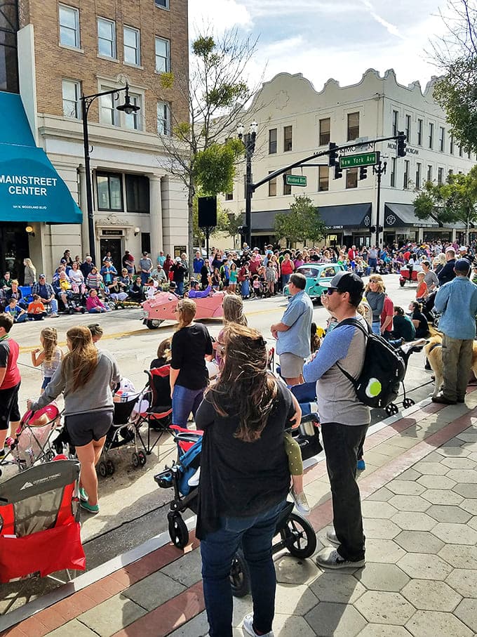 The community comes alive during DeLand's seasonal celebrations, where locals and visitors mingle on streets closed to everything but fun.