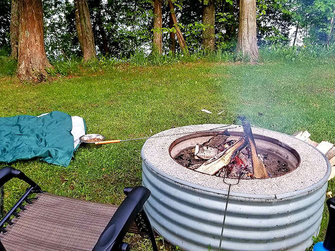 S'mores central &ndash; where ghost stories are told, marshmallows are toasted, and vacation memories are forged in firelight.