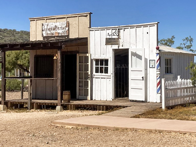 The general store stocked everything pioneers needed, though sadly, no aisle was dedicated to pumpkin spice anything.