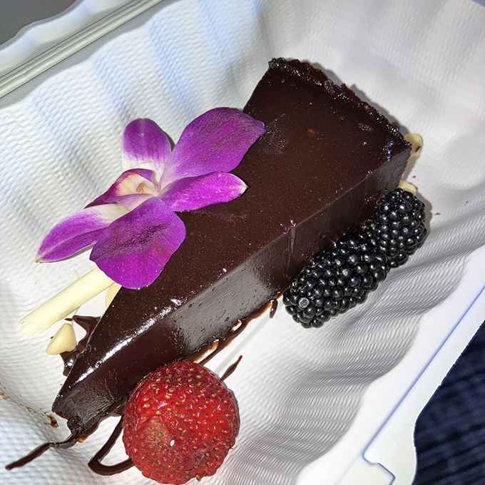 The gluten-free chocolate cake defies all "alternative dessert" stereotypes&mdash;so decadent you'd never guess anything was missing except your willpower.