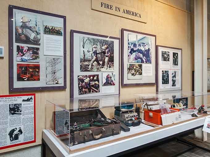 Personal items and equipment tell intimate stories of the firefighters who used them, connecting visitors to the human side of this dangerous profession.