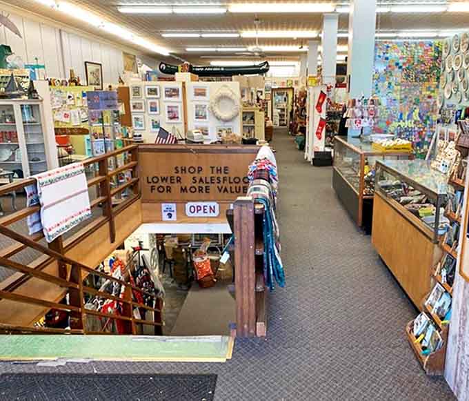 Wide aisles and organized chaos create the perfect browsing experience&mdash;every turn revealing another decade, another collection, another possibility.