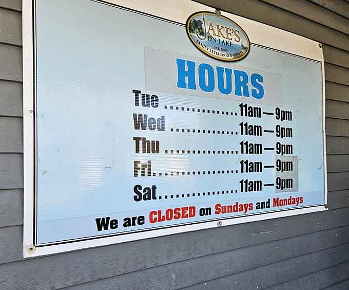 These hours give you plenty of chances to visit, though you might wish they were open every single day.
