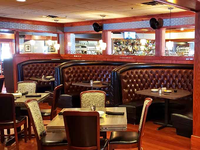 Cozy booths that have witnessed countless celebrations, first dates, and important conversations over the years.