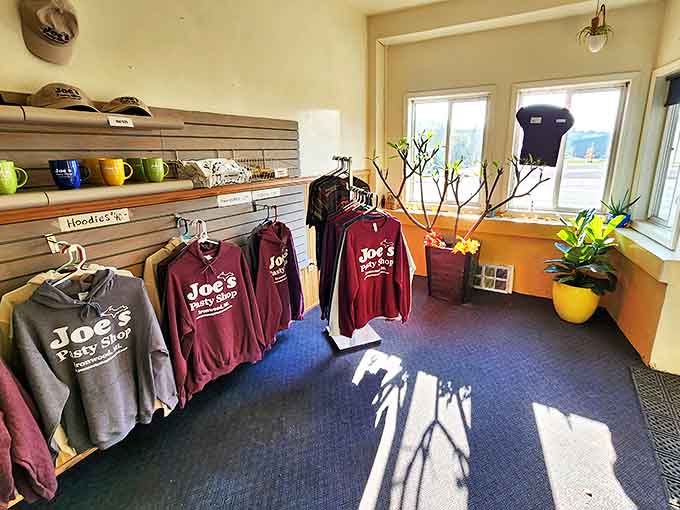 Pasty pride extends beyond mealtime &ndash; loyal customers sport Joe's merchandise to show their allegiance to this Upper Peninsula institution.