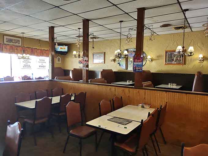 Spacious dining room with plenty of booths means you can actually get a table on busy mornings, unlike those trendy brunch spots with two-hour waits.