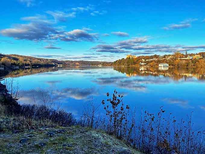Kestner Waterfront Park: Rolling hills meet crystal waters in this summer playground that transforms into a kaleidoscope of color each fall.