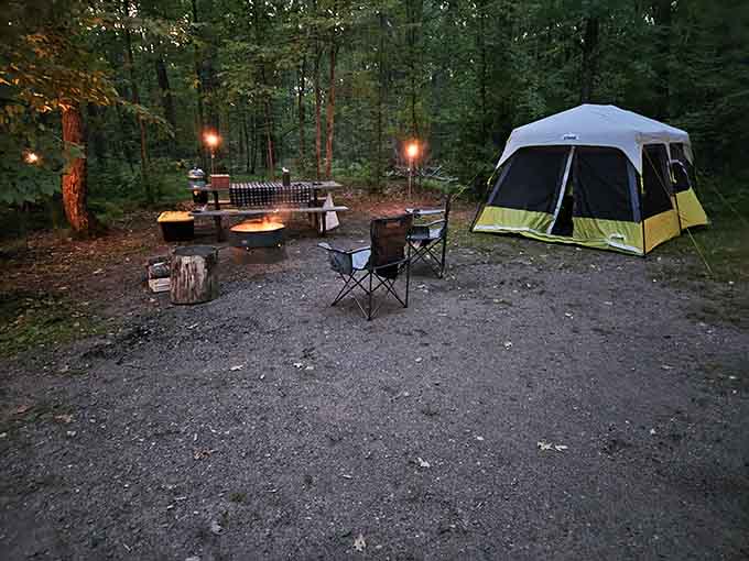 Fall camping means fewer bugs, better temperatures, and campfire stories that sound even better under starry skies.