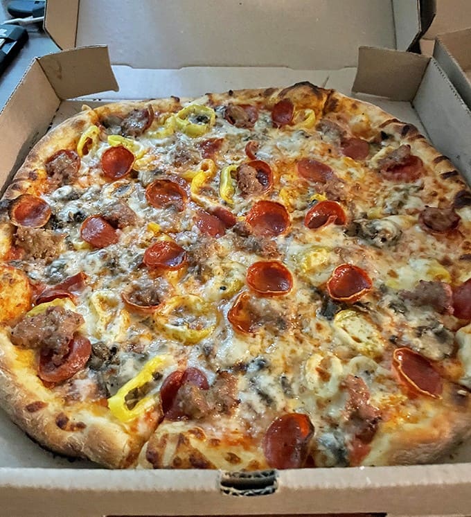 Pepperoni and jalape&ntilde;os create a spicy symphony on this pie &ndash; the kind of heat that makes you sweat but keeps you coming back.