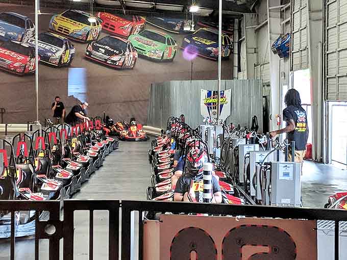 The driver's-eye view reveals what racers see moments before making decisions that lead to either glory or gentle wall taps.