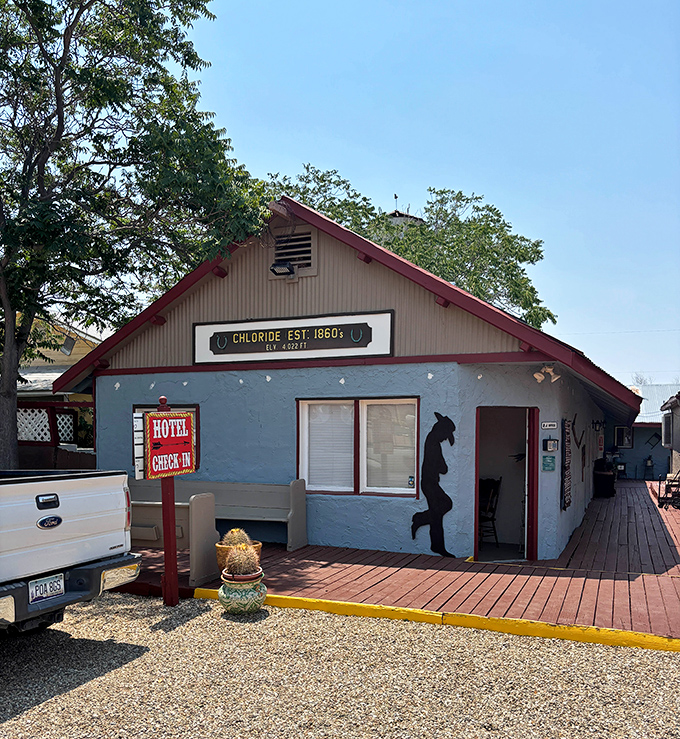 Shep's Miners Inn offers weary travelers a place to rest their heads in a setting that honors the town's rugged heritage.