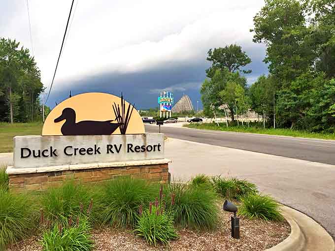 Sign: The gateway to childhood memories that will outlast any souvenir &ndash; though the gift shop has plenty of those too.