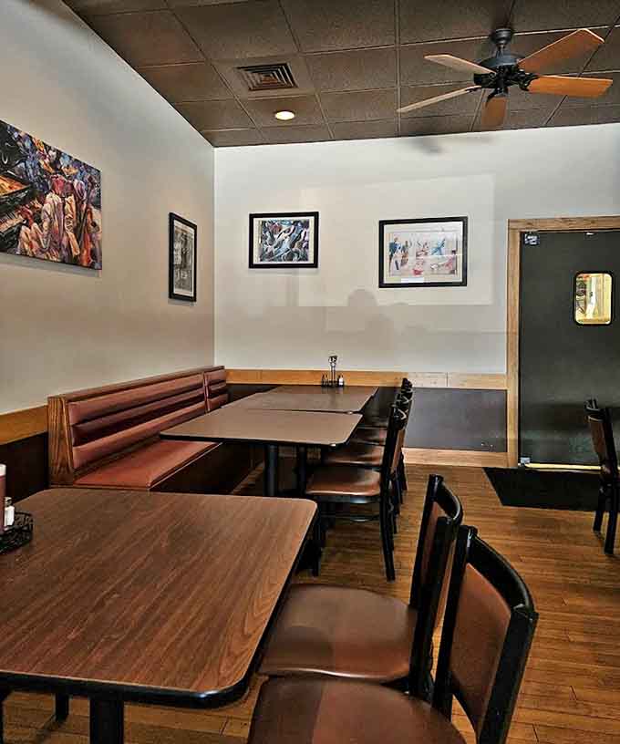 Comfortable seating invites you to settle in and take your time. Good barbecue shouldn't be rushed, neither should enjoying it.