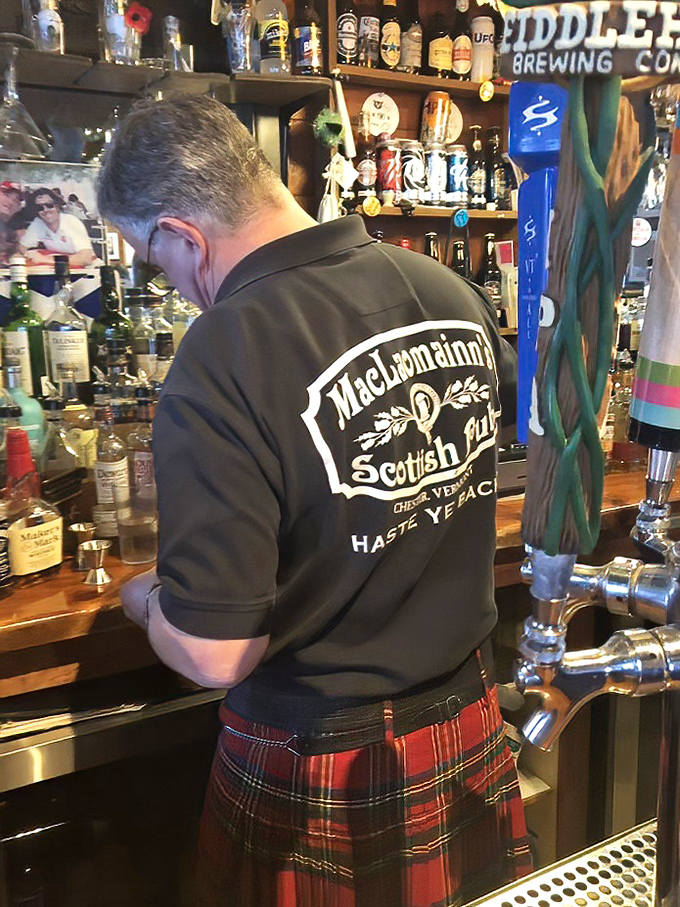Staff dressed in traditional Scottish attire add to the authentic experience, bringing Highland hospitality to the Green Mountain State.