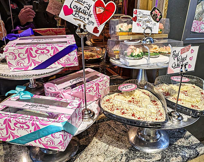 Pretty pink boxes tied with ribbon have become Cincinnati's universal symbol for "I brought something that will make everyone love me."