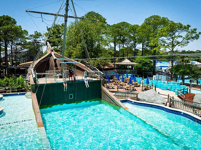 The Great Shipwreck: A multi-level playground where young buccaneers climb, splash, and pretend they've discovered the ultimate pirate vessel.