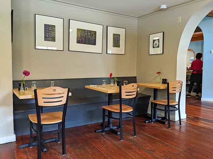 Intimate seating areas throughout the restaurant ensure every table feels special, whether you're dining solo with a good book or catching up with old friends.