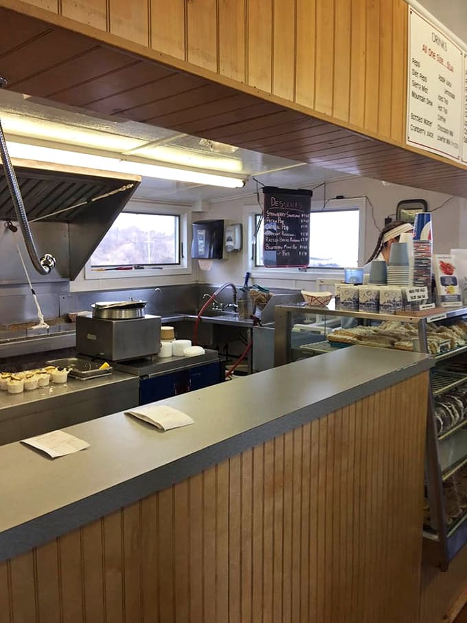 Service counter simplicity meets culinary excellence, because great food doesn't require complicated ordering systems or pretentious presentations.