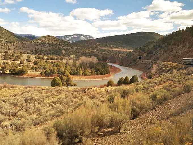 Winding through canyons on rails feels like being inside an adventure movie where you're both the audience and the star.