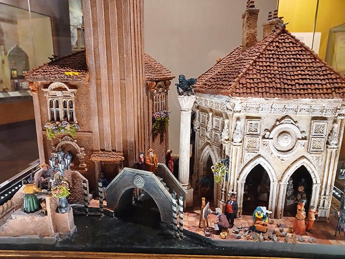 Venice in miniature captures the romance of Italian canals and architecture, with details so perfect you can almost hear tiny gondoliers singing as they navigate the paper-thin water.