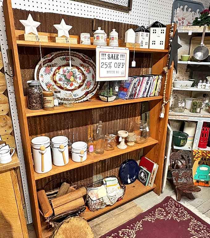 Everyday objects transformed by time into treasures &ndash; where mason jars become collectibles and ceramic stars outshine their modern counterparts.