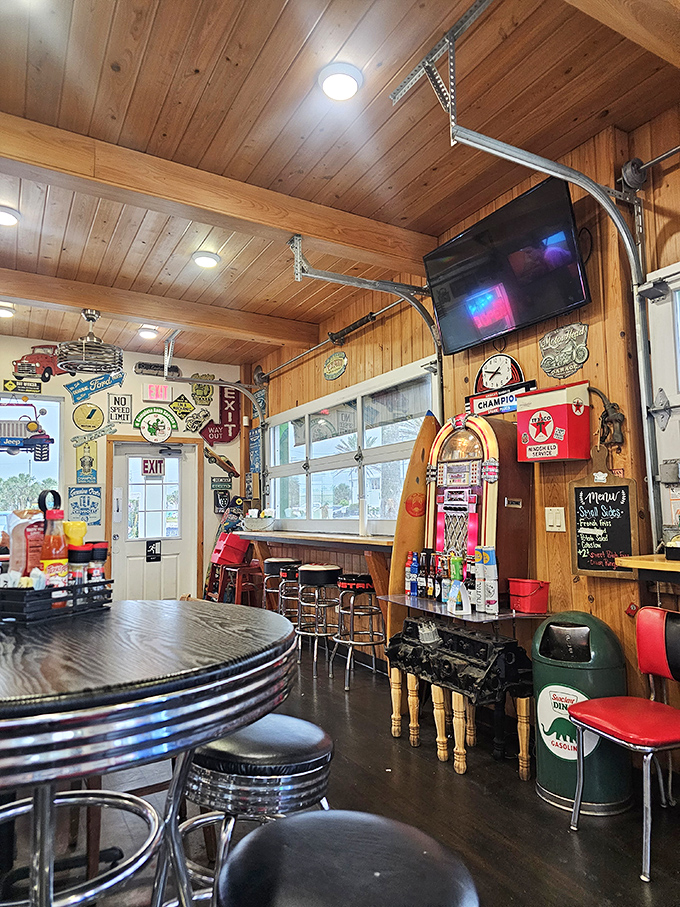 That working jukebox isn't just decoration&mdash;it's the cherry on top of this perfectly executed nostalgia sundae.