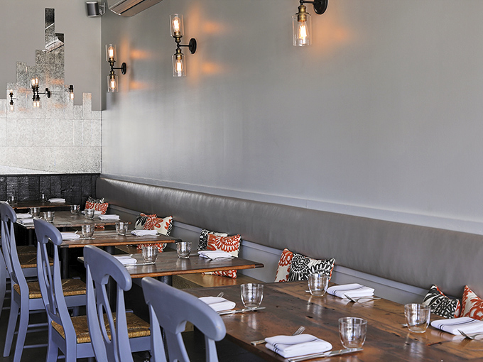 Clean lines and thoughtful details create a dining space that feels both elegant and approachable &ndash; the perfect canvas for culinary artistry.