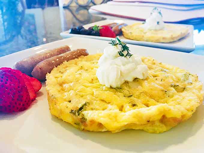 This isn't just any frittata &ndash; it's a masterpiece of local ingredients that makes you wonder why breakfast at home never quite tastes this good.