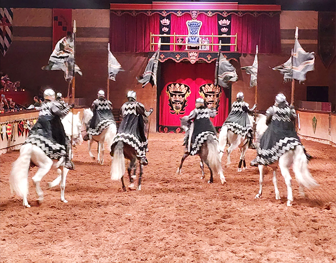Horses and riders demonstrate remarkable precision during the tournament, their choreographed movements the result of countless hours of training.