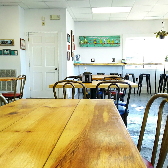 The line forms for good reason &ndash; locals and travelers alike patiently waiting for their turn at bagel bliss.