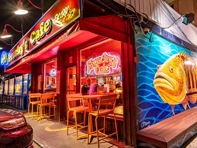 Outdoor seating where the Gulf breeze enhances every bite &ndash; the perfect perch for people-watching while deciding between stone crabs or grouper cheeks.