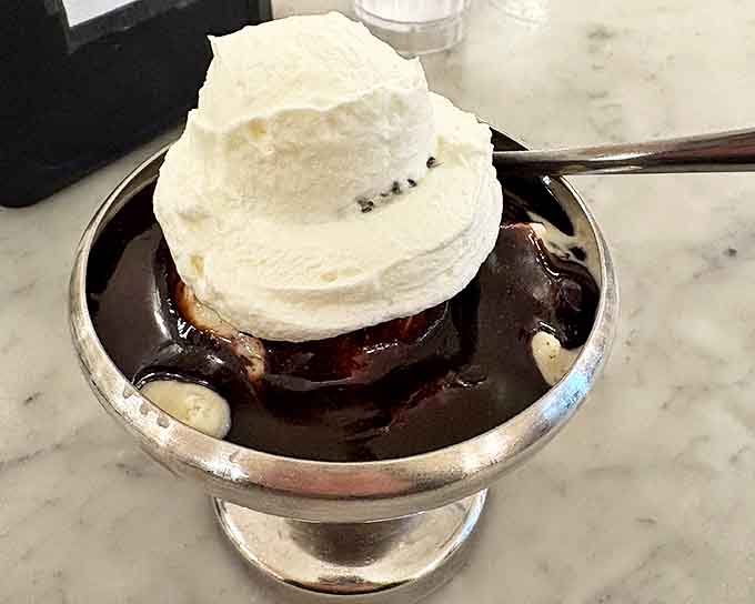 A classic sundae topped with real whipped cream &ndash; not from a can &ndash; makes you wonder why you'd ever settle for less.