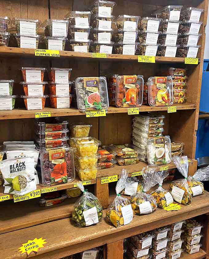 Nature's candy store &ndash; dried fruits and nuts that concentrate flavors into perfect bites of sweetness without a single artificial ingredient.
