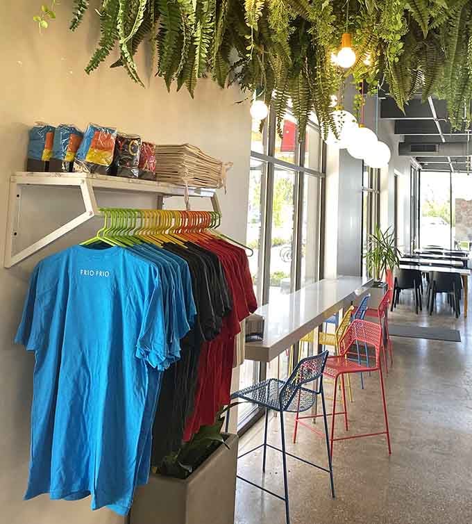 Even the merchandise gets in on the fun, letting you broadcast your bakery loyalty to the world.