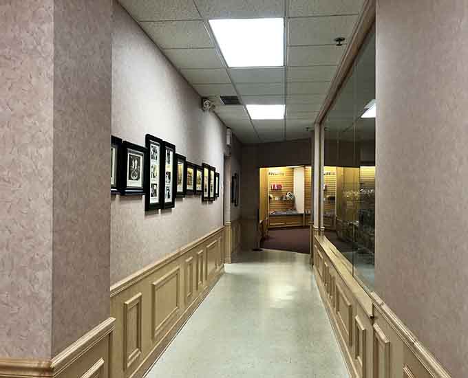 Take a stroll through the hallway Columbus, where every framed photo shares a piece of our sweet history.