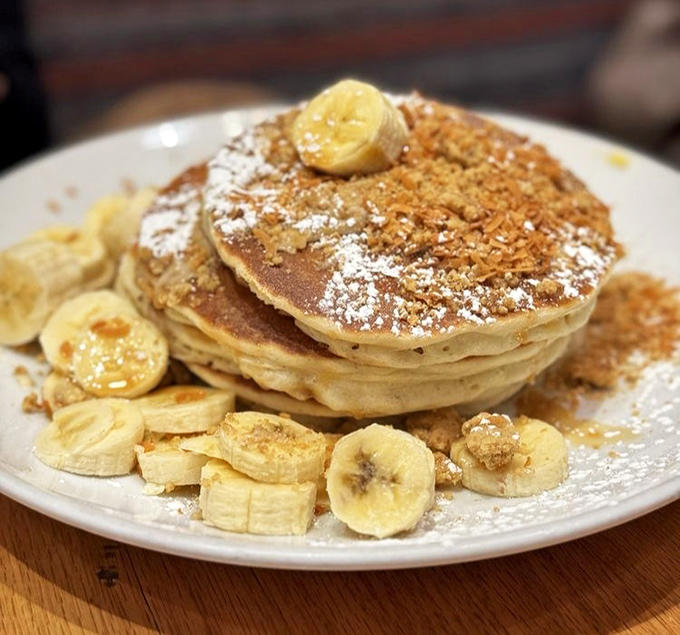 Banana Coconut Cream Pie Pancakes sound like a fever dream but taste like heaven, proving that breakfast can absolutely be dessert.