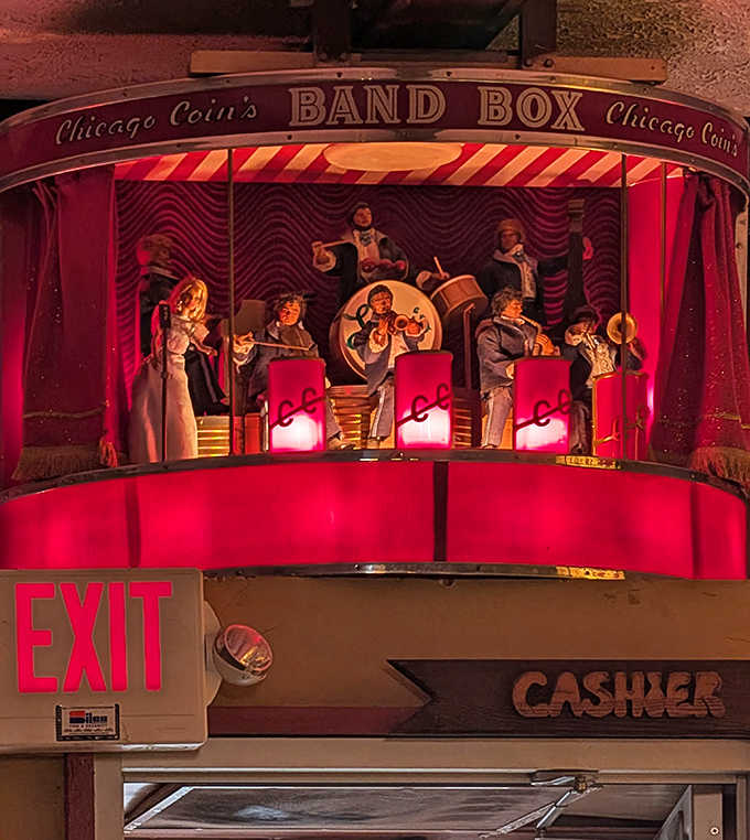The Chicago Coin's Band Box &ndash; a mechanical orchestra in miniature, ready to serenade your spaghetti.