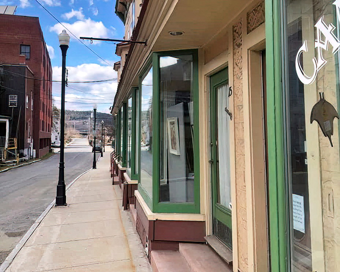 The Business District maintains its historic character while housing modern shops, restaurants, and community services.