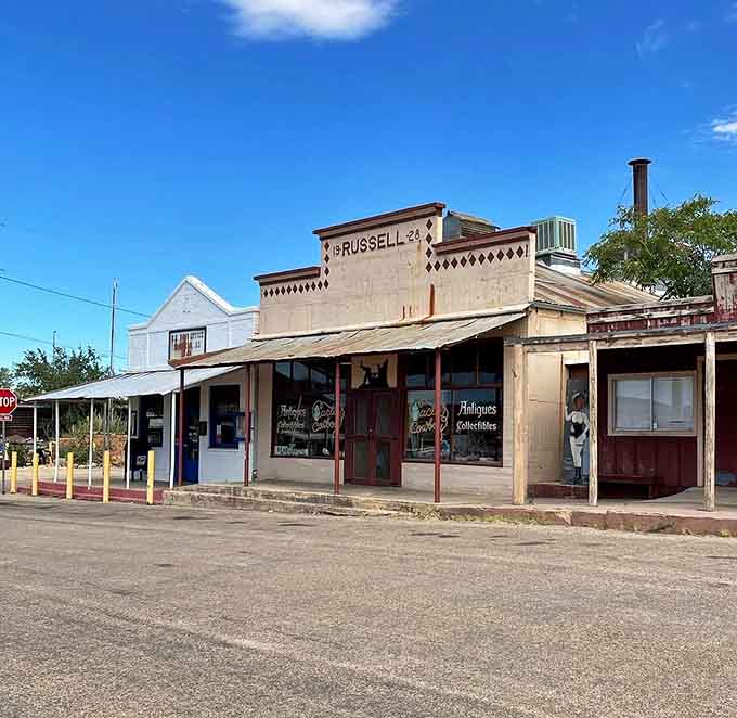 The Russell Antique Store building has more history in its walls than most museums have in their entire collections, and you can actually walk inside.