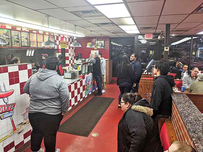 Customers: Where friendships are forged over coffee and pastries – this gathering spot brings the community together one donut at a time.