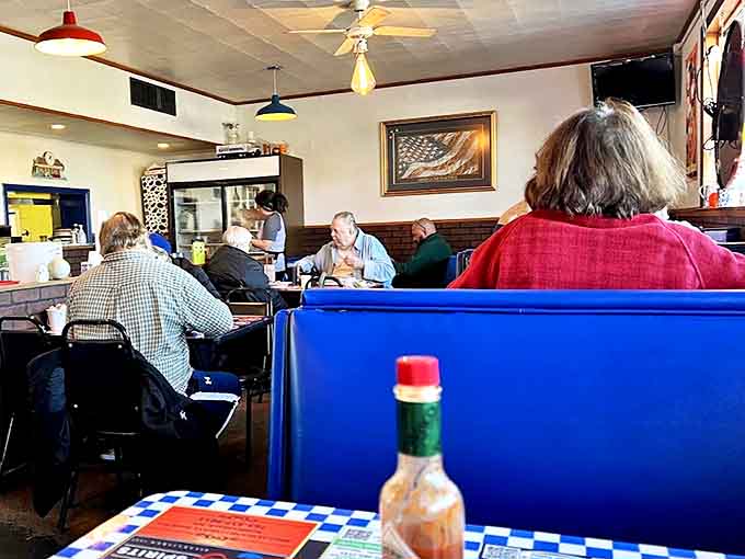 The breakfast club in session &ndash; where regulars and newcomers alike gather to start their day with good food and better company.