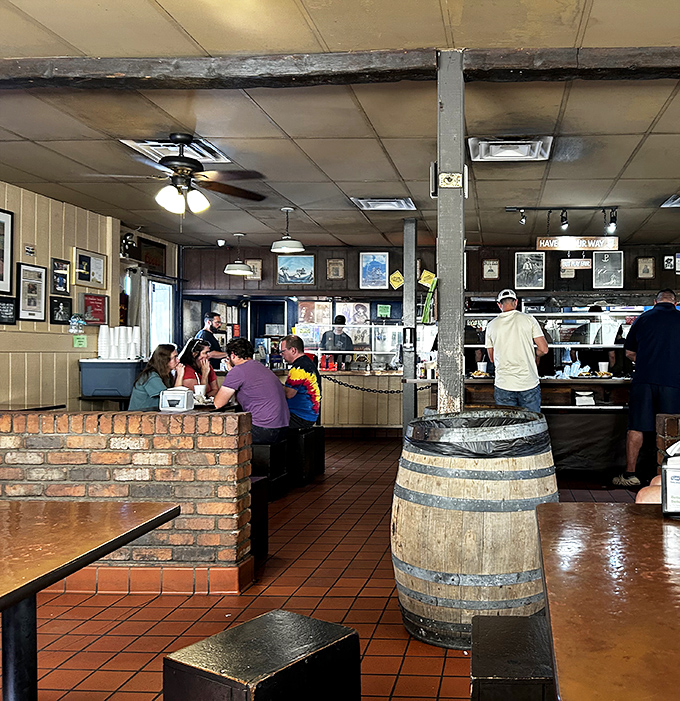 Every seat tells a story. The worn-in charm of these tables has witnessed countless first dates, celebrations, and "I can't believe how good this is" moments.